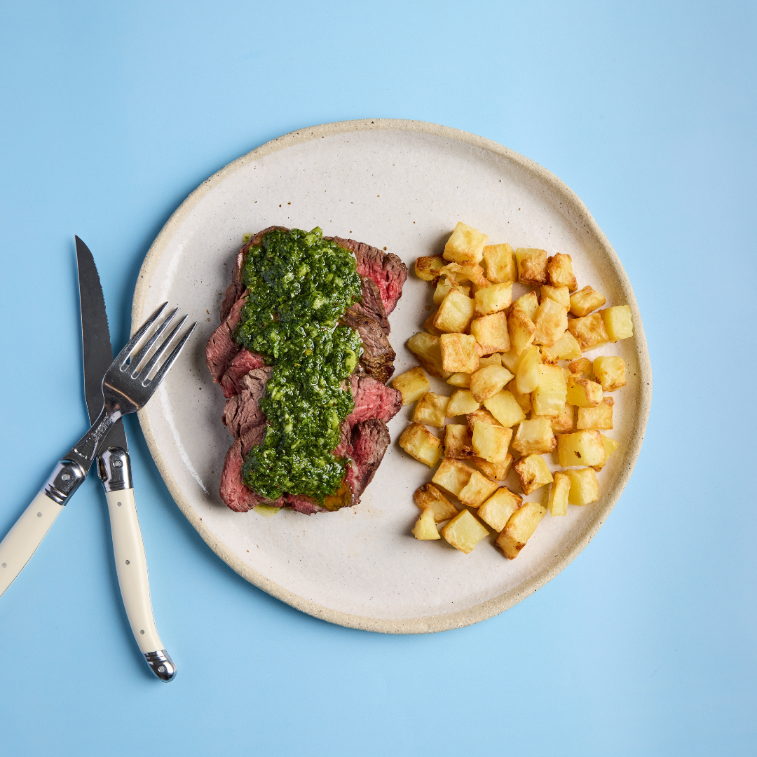 Grass-Fed Eye Fillet Steak & Roasted Potatoes – Bondi Meal Prep