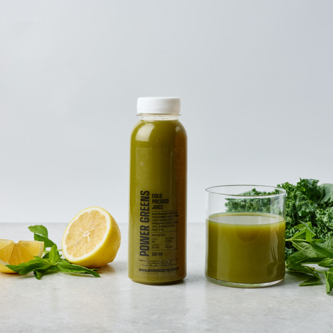 Power Greens Cold Pressed Juice – Bondi Meal Prep